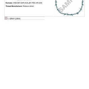 Barbed Wire - Machine Embroidery Design - Etsy