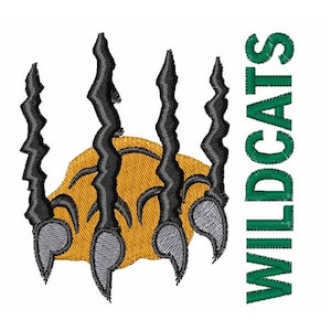 Wildcats - Machine Embroidery Design - Etsy