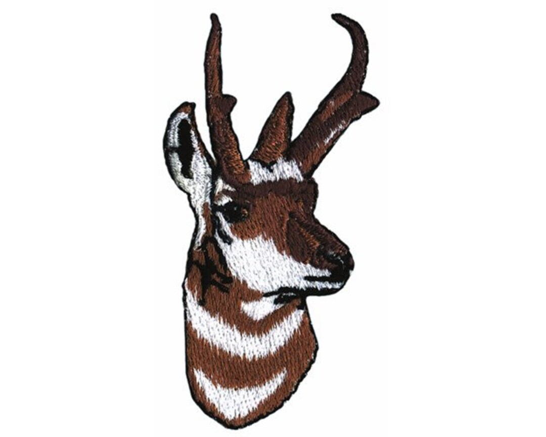 Antelope Head - Machine Embroidery Design - Etsy