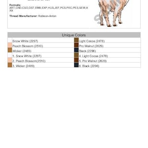 Alpaca - Machine Embroidery Design - Etsy