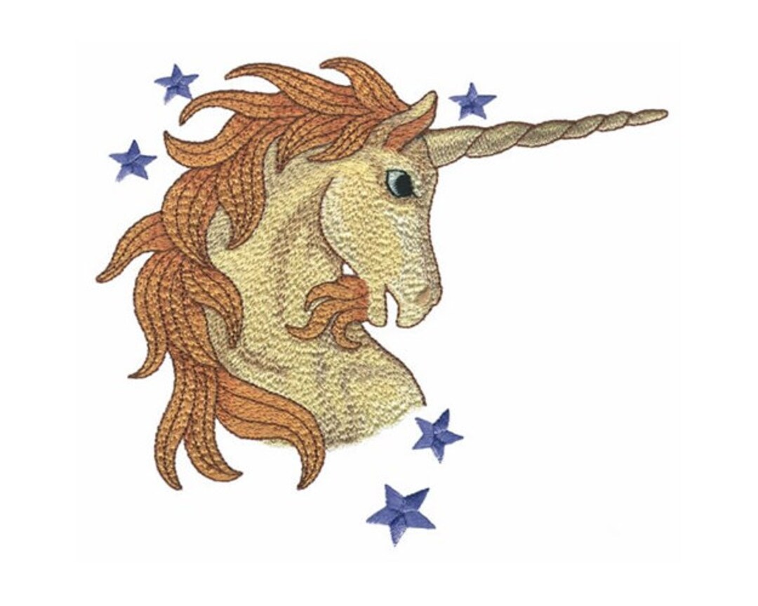 Unicorn Machine Embroidery Design - Etsy