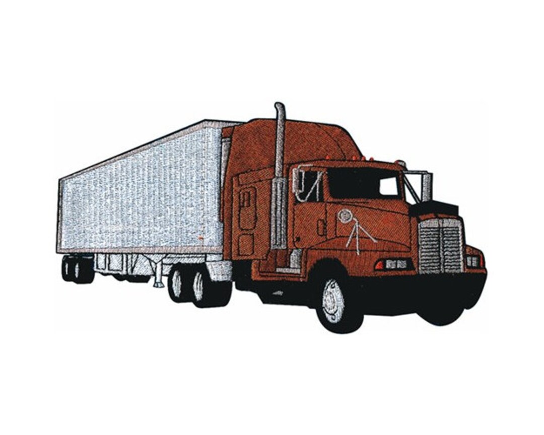 Tractor & Trailer - Machine Embroidery Design - Etsy