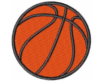Basketball Embroidery Design. Machine Embroidery Design. Mini - Etsy