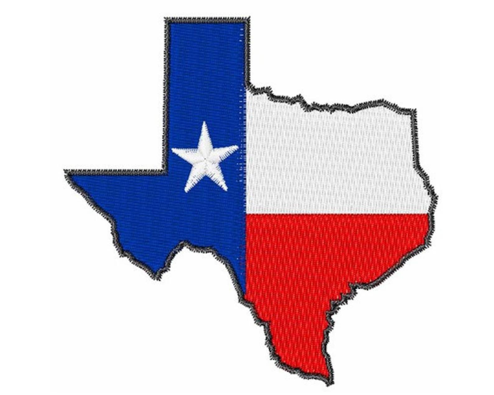 Texas State - Machine Embroidery Design - Etsy