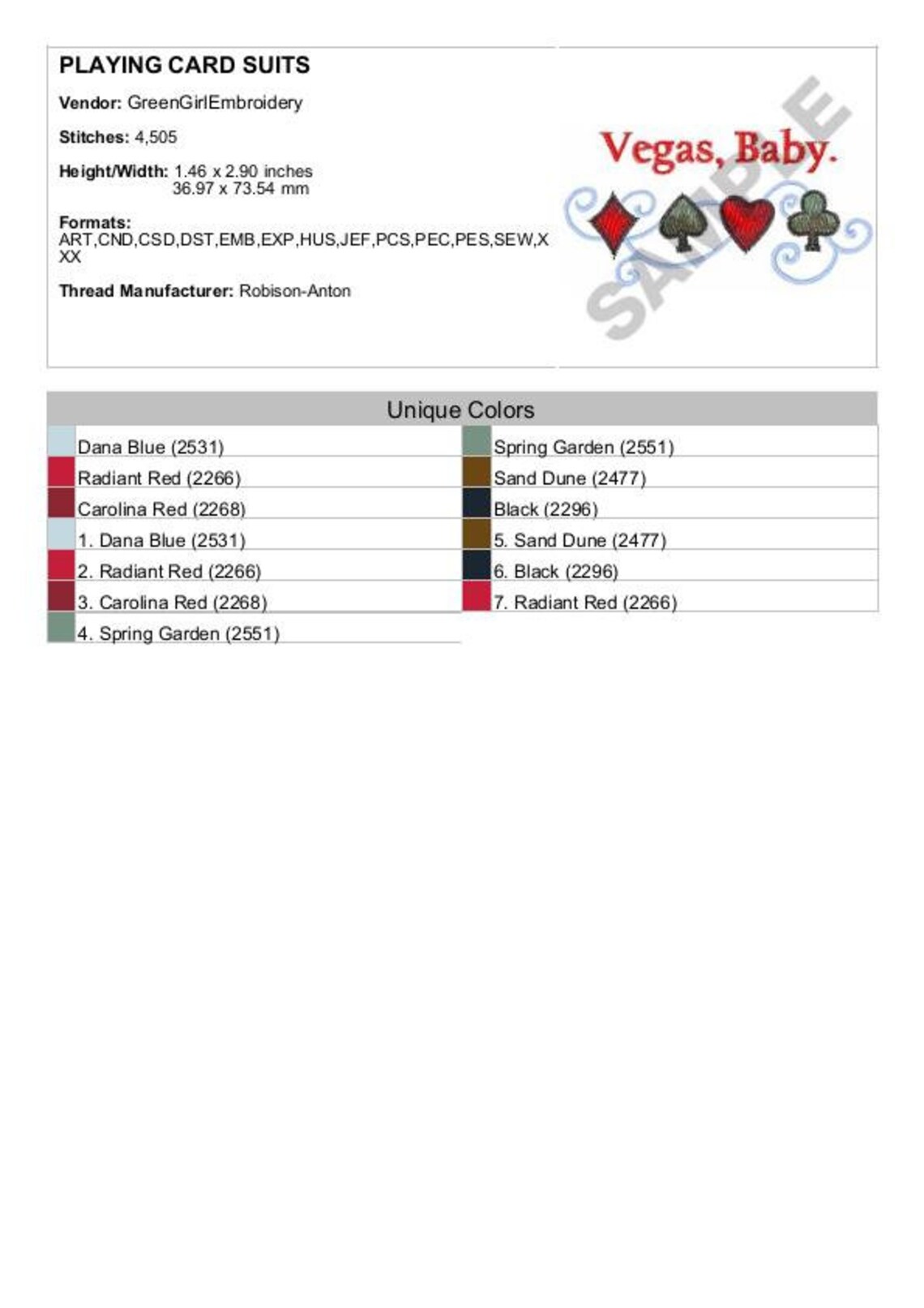 Playing Card Suits Machine Embroidery Design - Etsy