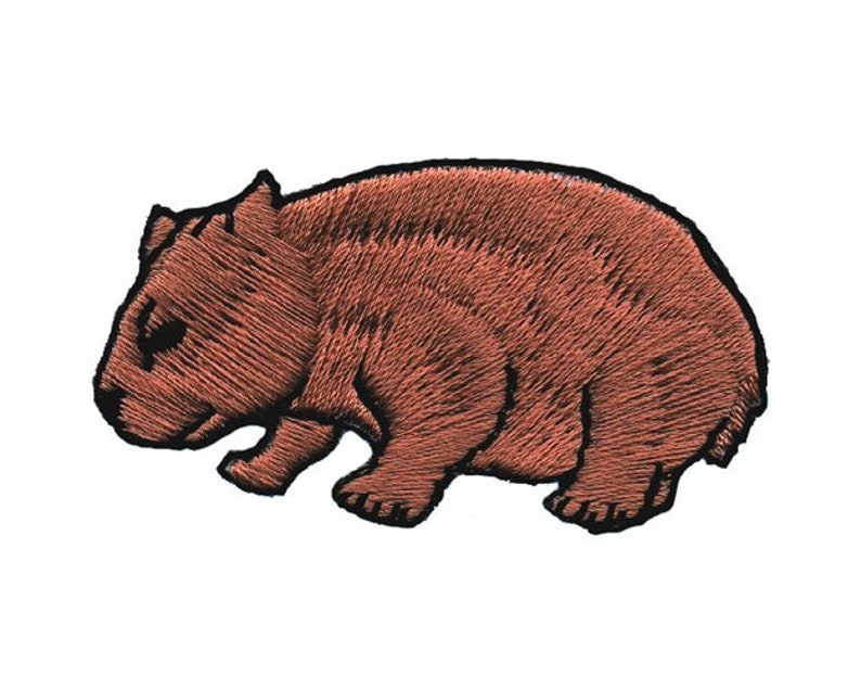 Wombat Machine Embroidery Design - Etsy