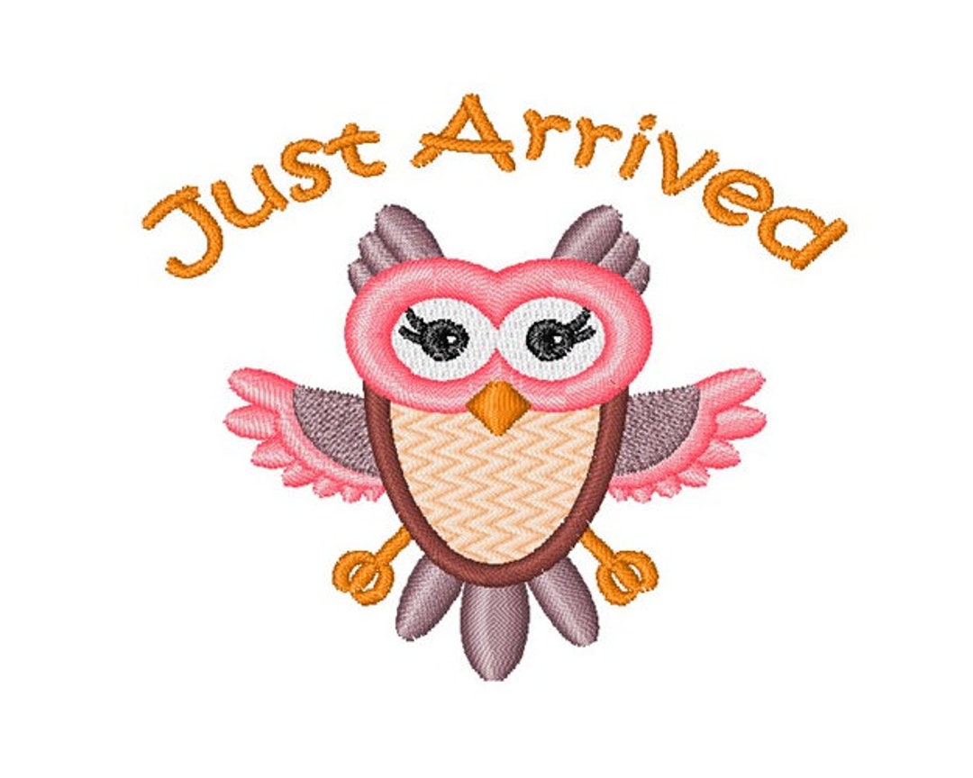 Just Arrived Machine Embroidery Design - Etsy