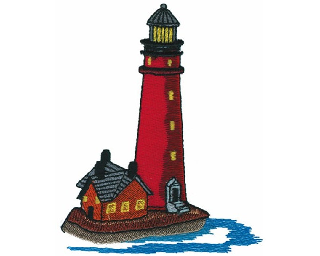 Lighthouse 11 Machine Embroidery Design - Etsy