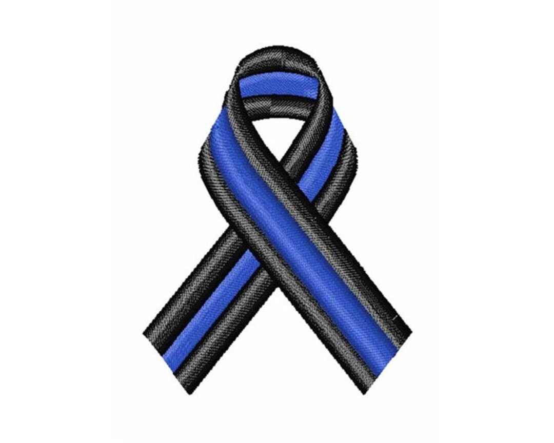 Police Ribbon - Machine Embroidery Design - Etsy