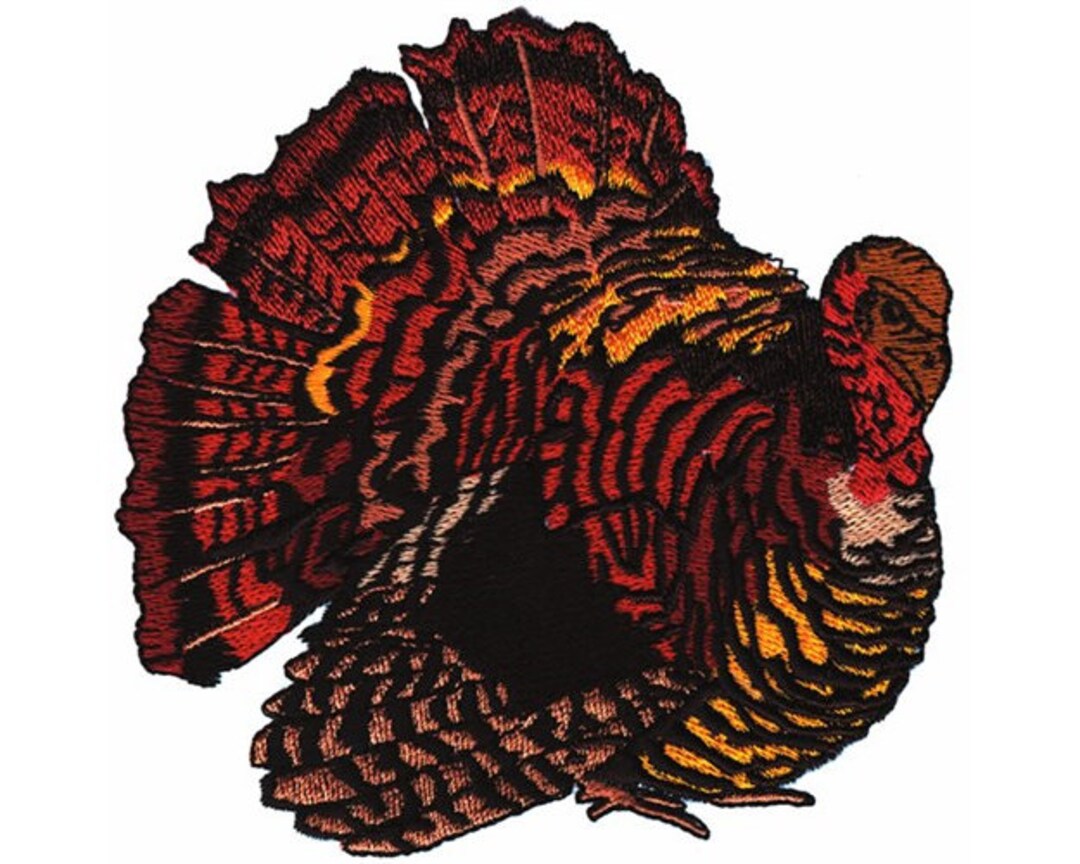 Turkey - Machine Embroidery Design - Etsy