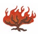 Burning Bush - Machine Embroidery Design - Etsy