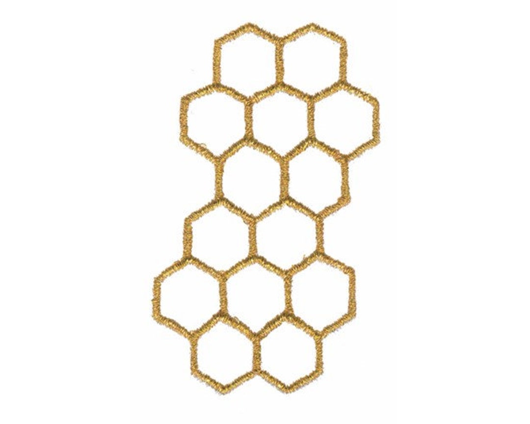 Honeycomb Pattern - Machine Embroidery Design - Etsy