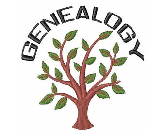 Family Tree Machine Embroidery Design, Family Tree Embroidery Pattern ...