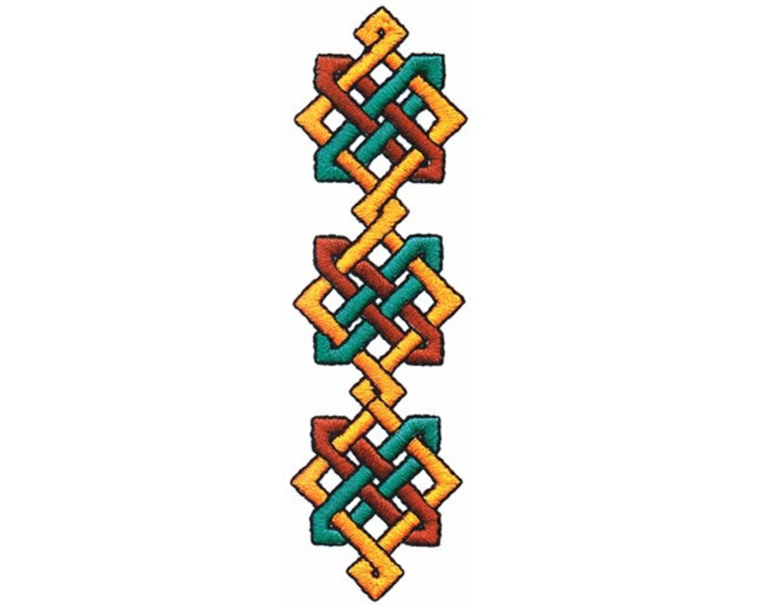 Celtic Chain Border - Machine Embroidery Design - Etsy