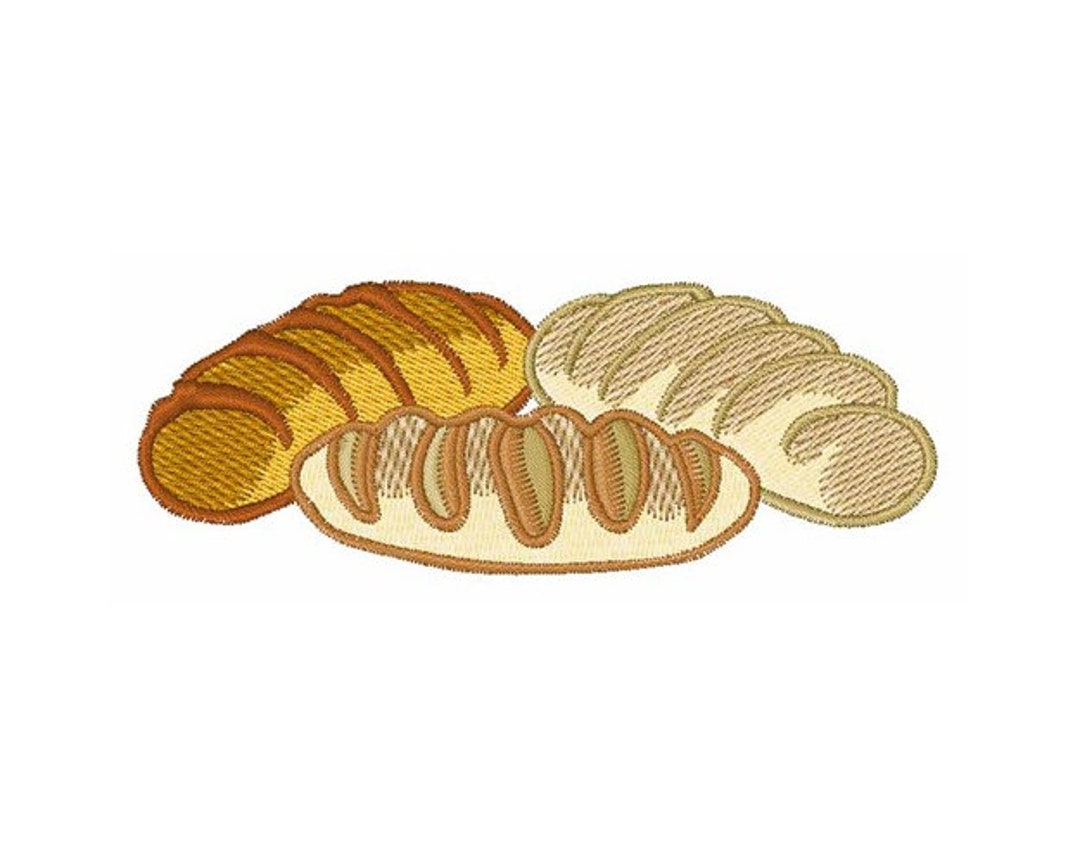 Loaves of Bread - Machine Embroidery Design - Etsy