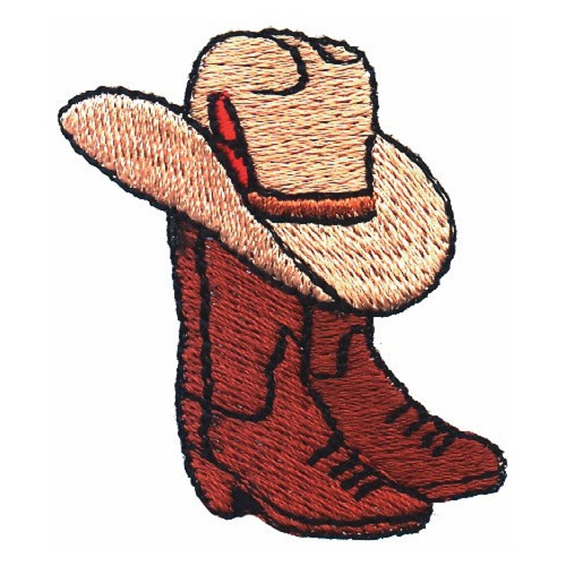 Cowboy Embroidery Design - Etsy