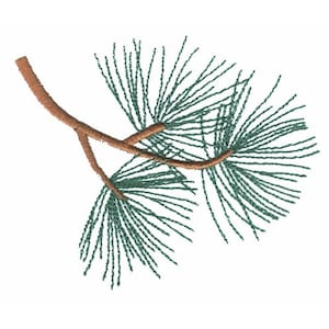 Pine Branch - Machine Embroidery Design - Etsy