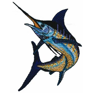 Marlin - Machine Embroidery Design - Etsy
