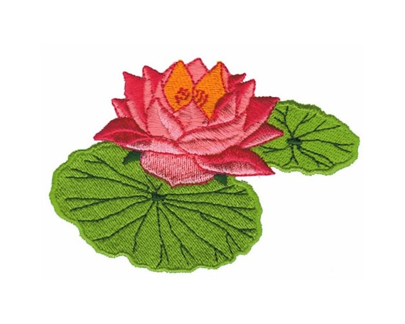 Lily Pads Machine Embroidery Design - Etsy