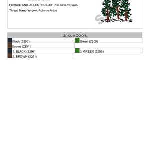 Evergreen Trees - Machine Embroidery Design - Etsy