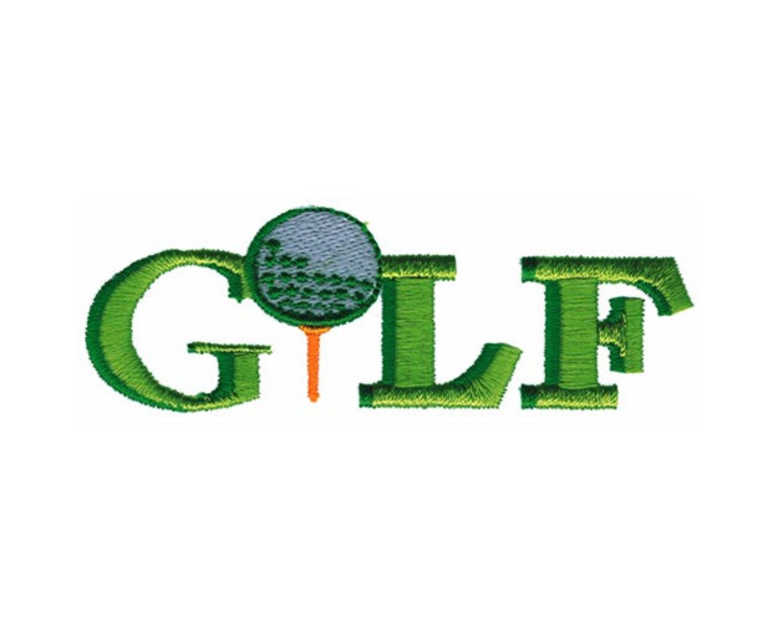 Golf Machine Embroidery Design - Etsy