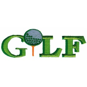 Golf Machine Embroidery Design - Etsy