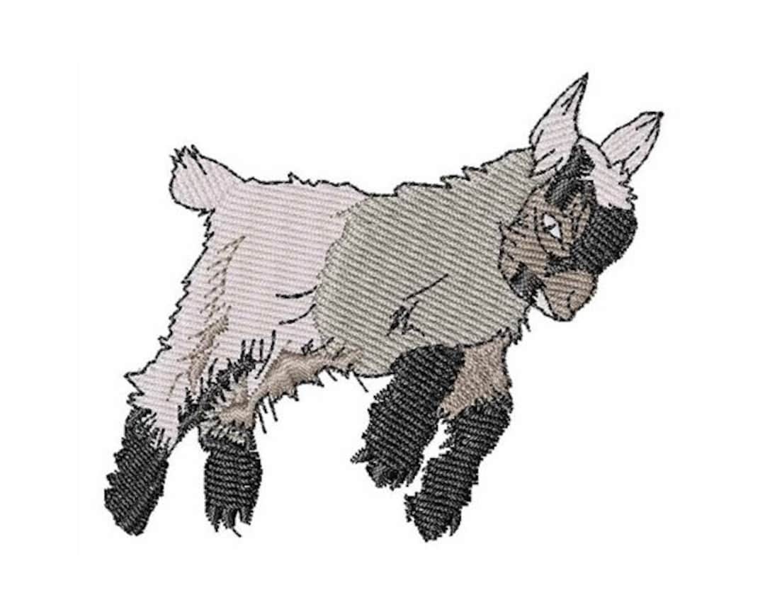 Baby Goat - Machine Embroidery Design - Etsy