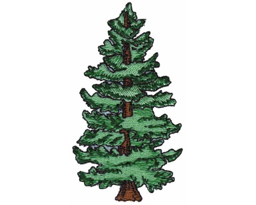Pine Tree - Machine Embroidery Design - Etsy