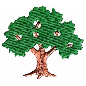 Oak Tree - Machine Embroidery Design - Etsy