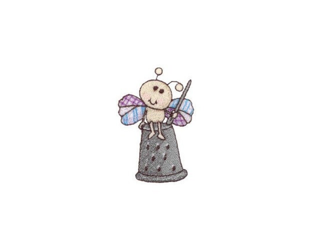 Fly and Thimble - Machine Embroidery Design - Etsy