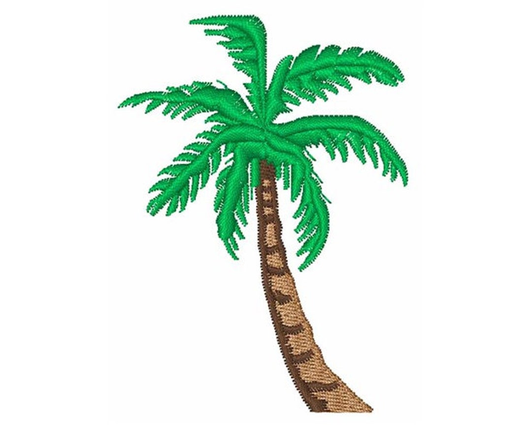 Palm Tree - Machine Embroidery Design - Etsy