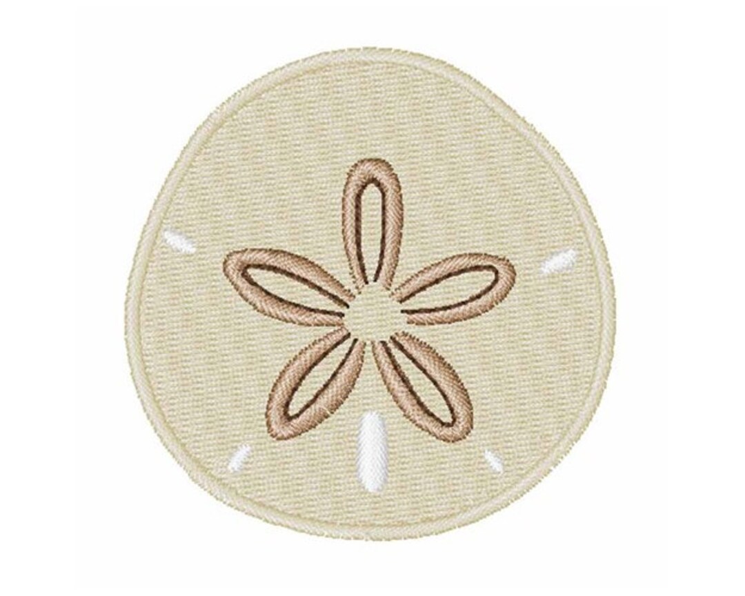 Sand Dollar Machine Embroidery Design - Etsy