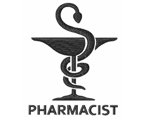 Pharmacist Machine Embroidery Design - Etsy