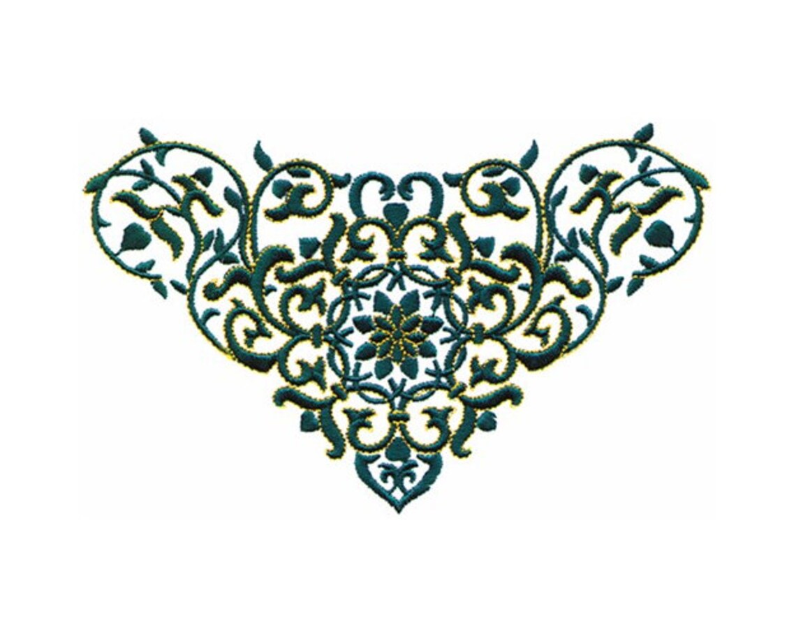 Scroll Vine Machine Embroidery Design - Etsy