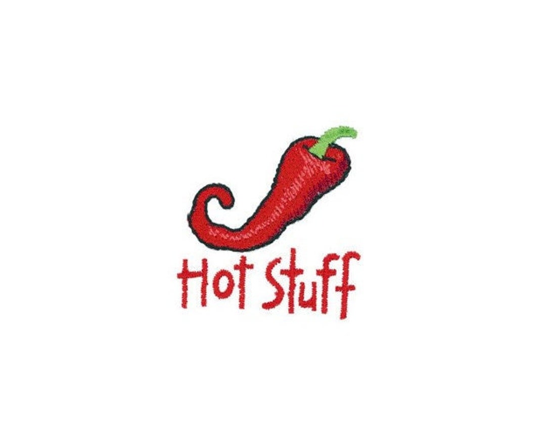 Hot Stuff - Machine Embroidery Design - Etsy