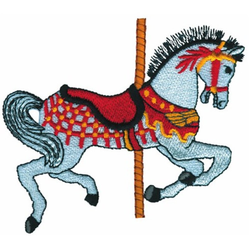 Carousel Horse Embroidery - Etsy