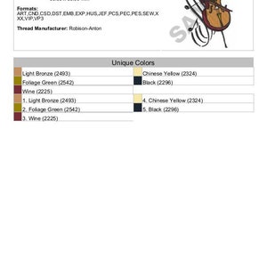 Cello and Music - Machine Embroidery Design - Etsy