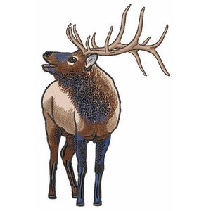 Elk - Machine Embroidery Design - Etsy