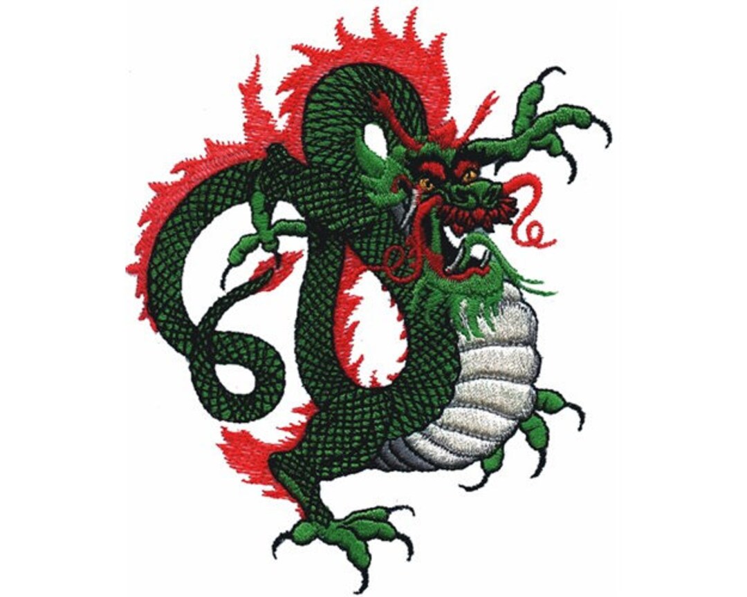 Dragon Machine Embroidery Design - Etsy