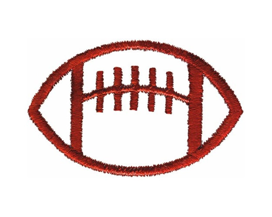 Football - Machine Embroidery Design - Etsy