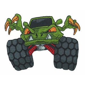 Monster Truck - Machine Embroidery Design - Etsy