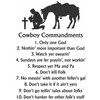 Cowboy 10 Commandments, Digital Download, Png, Religious - Etsy