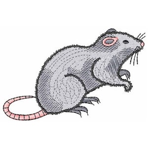 Rat - Machine Embroidery Design - Etsy