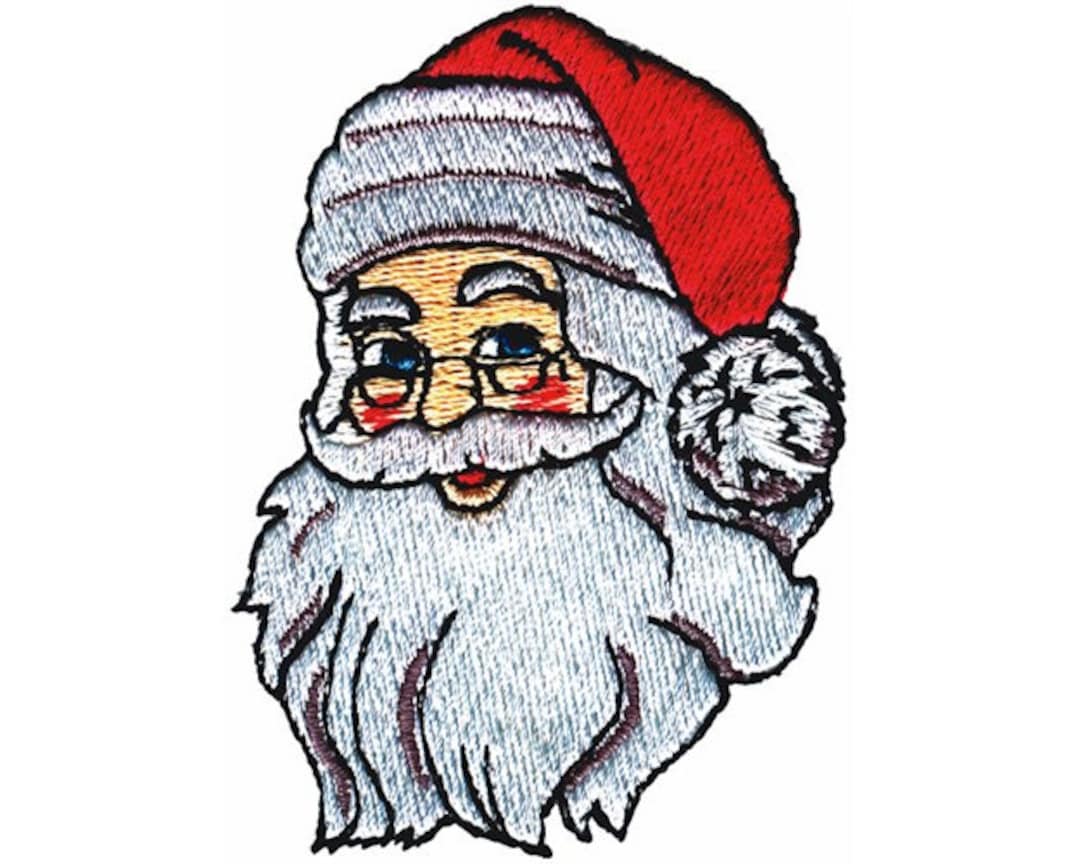 Santa Claus - Machine Embroidery Design - Etsy