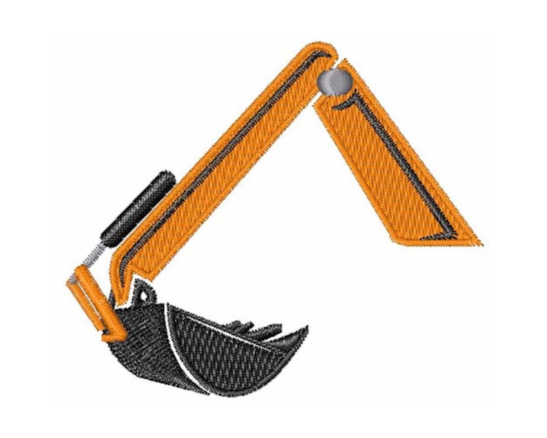 Excavator Arm - Machine Embroidery Design - Etsy