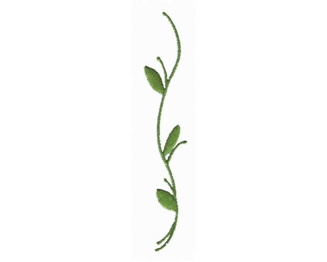 Leaf Border - Machine Embroidery Design - Etsy
