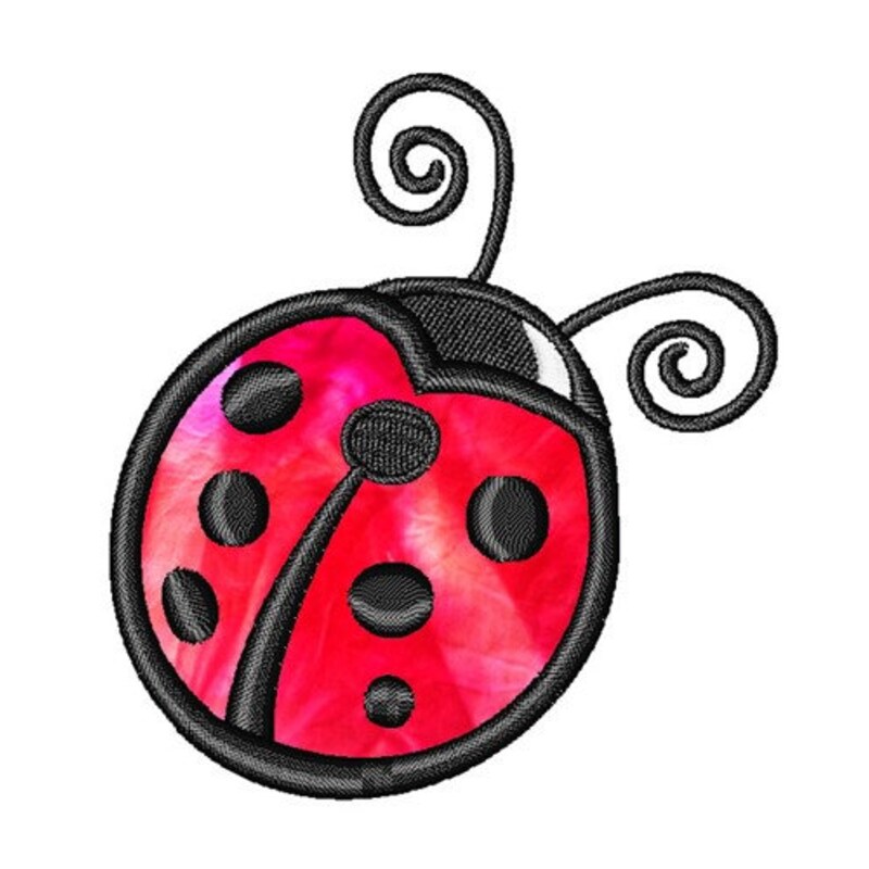 Ladybug Applique Design - Etsy