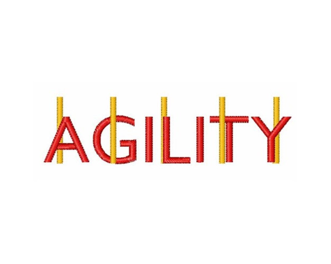 Dog Agility Machine Embroidery Design - Etsy