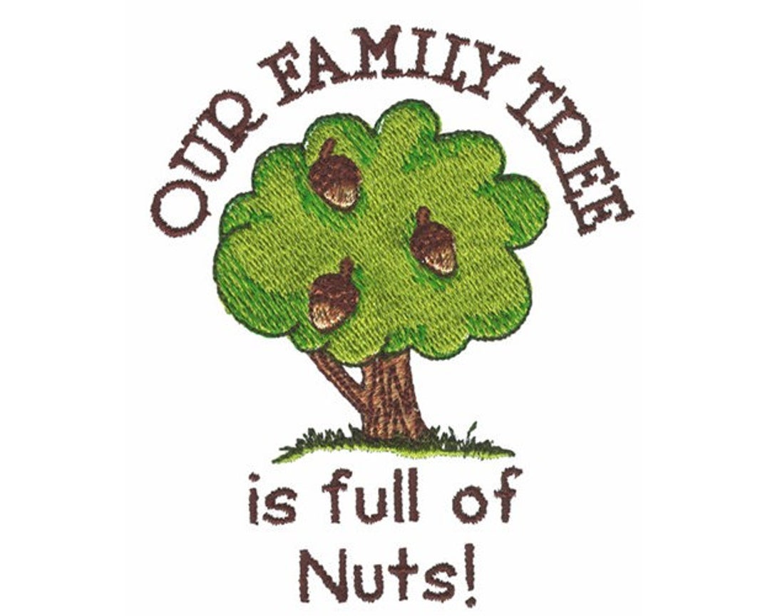 Our Family Tree Machine Embroidery Design - Etsy