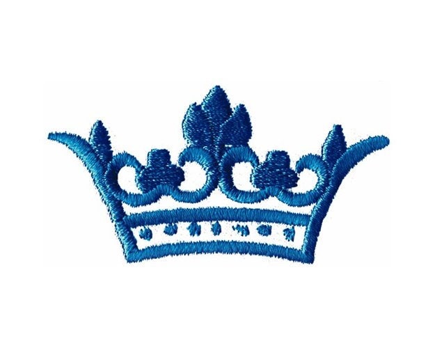 Royal Crown Machine Embroidery Design - Etsy